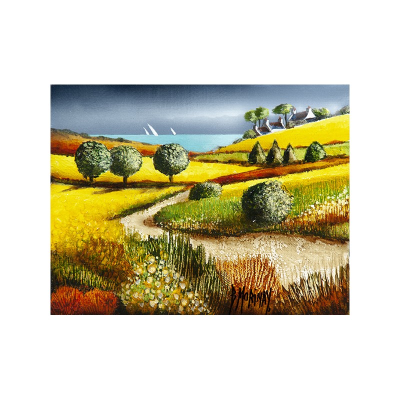 Toiles orininals de Bernard Morinay, Peintre breton