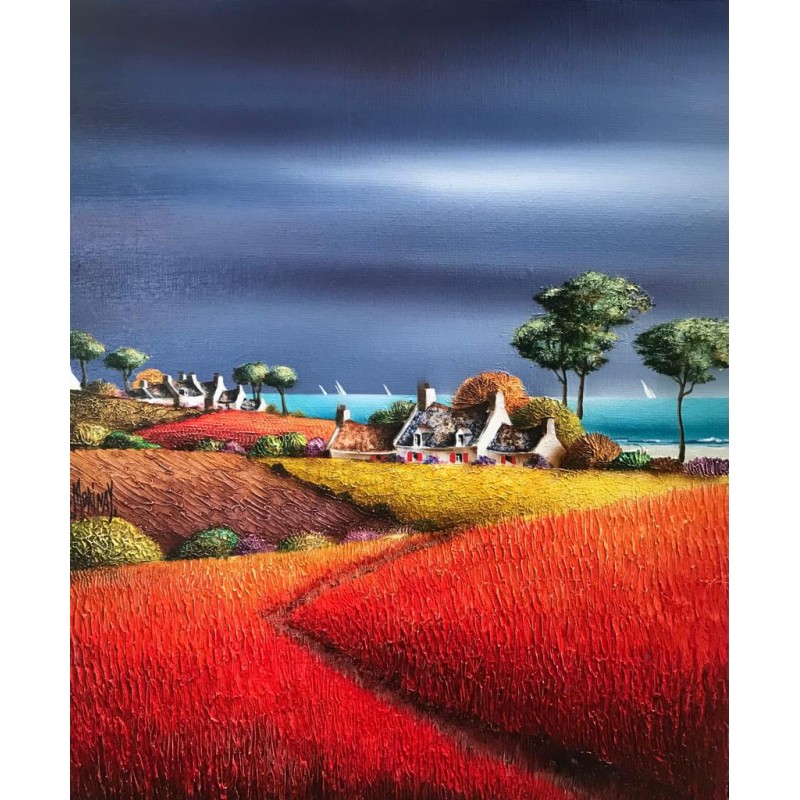 Toiles orininals de Bernard Morinay, Peintre breton